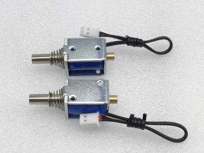 China Neu eingetroffener Mini-DC 12-Volt U0625S Open-Frame-Linear-Magnetventil, Push-Pull, 3V 12V 24V Spule zu verkaufen