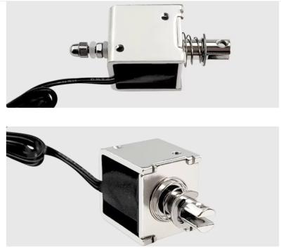 중국 솔레노이드 전자석 푸시 풀 타입 U-0826B 추력 개방형 프레임 선형 솔레노이드 전기 자석 리프팅 석션 판매용