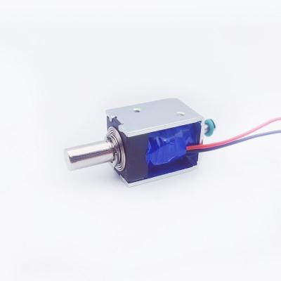 China Linear Solenoid 6mm Stroke Push Pull Solenoid 12v Dc Bistable Solenoid for sale