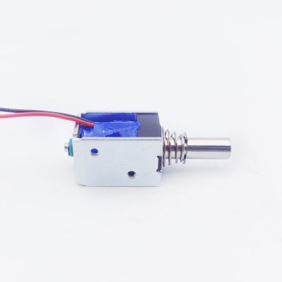 China Linear Solenoid 6mm Stroke Push Pull Solenoid 12v Dc Bistable Solenoid for sale