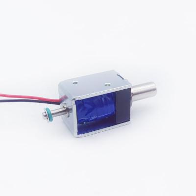 China Linear Solenoid 6mm Stroke Push Pull Solenoid 12v Dc Bistable Solenoid for sale