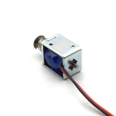 China U0620 Wholesale Custom 5v 6v 12v 24V Dc Micro Push Pull Solenoid Lock for Automated Device for sale