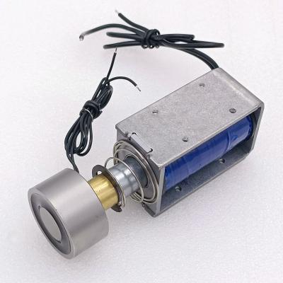 China Push-pull solenoid 20% duty cycle and 500ms unlock time Open frame solenoid for precision control in industrial settings for sale