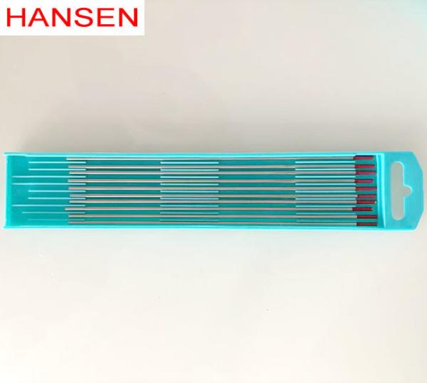 Quality Thorium Cerium Red Tip Tungsten Electrode Welding Consumables For Carbon Steel for sale