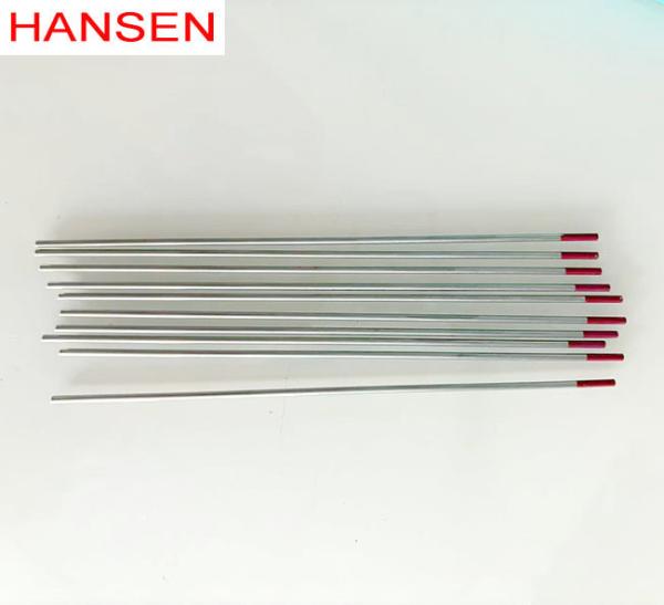 Quality Thorium Cerium Red Tip Tungsten Electrode Welding Consumables For Carbon Steel for sale