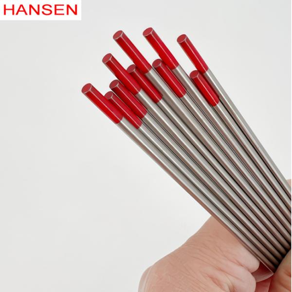 Quality Thorium Cerium Red Tip Tungsten Electrode Welding Consumables For Carbon Steel for sale