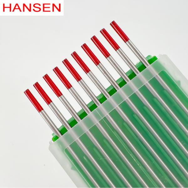 Quality Thorium Cerium Red Tip Tungsten Electrode Welding Consumables For Carbon Steel for sale