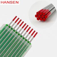 Quality WT20 Red Tip Tungsten Electrode 2% Thoriated TIG Welding Rod , Red Head Tungsten for sale