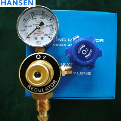 China American Style Oxygen Regulator, Victor Type Single Stage O2 Gas Pressure Reducer with CGA540 Inlet for Welding Cutting, Compatible with North America, Middle East & Africa Gas Cylinders for sale