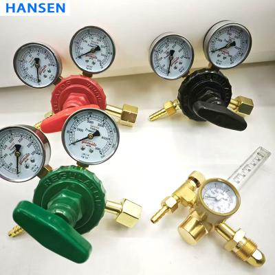 China Dual Gauge Gas Cylinder Reducing Valve Precise Industrial Flow Control For Metal Welding for sale