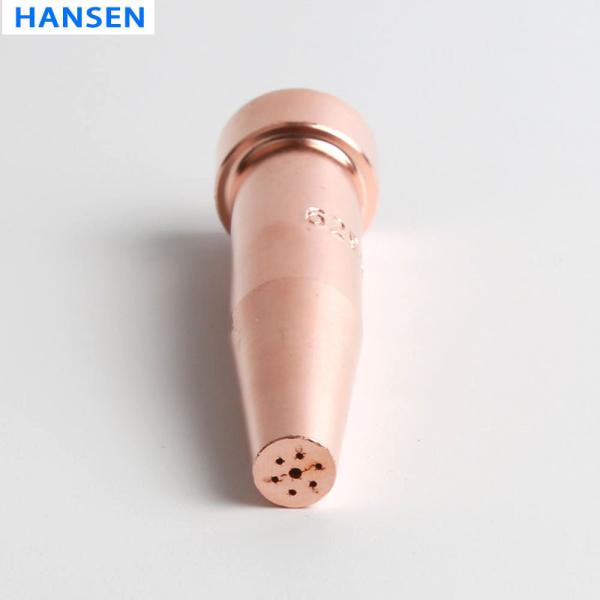 Quality Precision Solid Red Copper Cutting Torch Tip Oxy Acetylene 6290 Series for for sale
