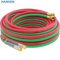 Quality Acetylene Hose ，Dual Color Rubber Industrial Gas Hose for Torch ,Oxygen for sale