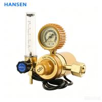 Quality Electric Heated CO2 Regulator with Flowmeter , Dual Heating Core Carbon Dioxide for sale