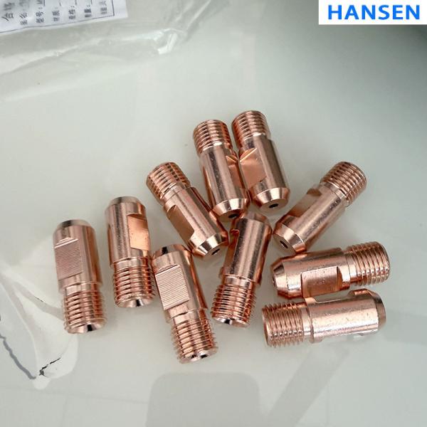 Quality Submerged Arc Welding Contact Tip ，SAW Contact Tip ，M14*1.5 Submerged Arc Contact Tip ，Factory supply M15*1.5 submerged arc welding contact tip , pure copper & chrome zirconium copper optional for sale