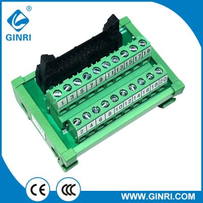 China Ginri termial blcok JR-20TBC miniature output amplifier boards 20P terminal modules for sale