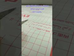 0.1mm-0.15mm PVC livre de casca e papel de parede pegajoso Alto brilho Toque suave