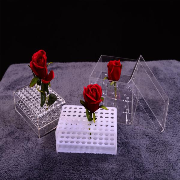 Quality Virgin PMMA Acrylic Storage Box Cosmetic Display Boxes Customized Design for sale