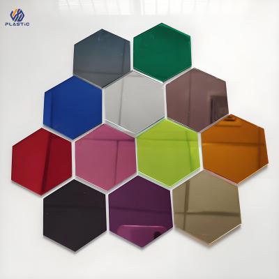 中国 幅 1220mm ミラー アクリルシート サイズにカット ローズ ゴールド カラー オプション 販売のため