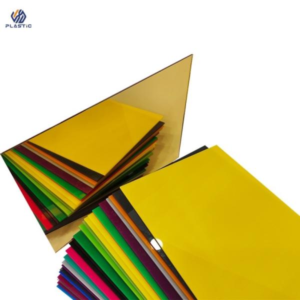 Quality PE Film Covered Gold Mirror Acrylic Sheet 4ft X 8ft for Versatile Applications for sale