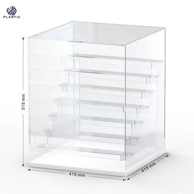 China Pedido personalizado Acceptada caja de pantalla acrílica con protección a prueba de polvo en venta