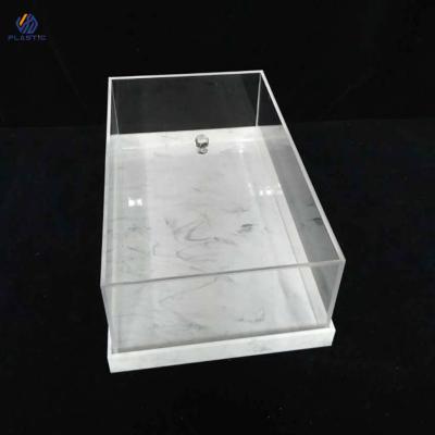 China 100% Virgin PMMA Transparent Acrylic Display Boxes Acrylic Food Display Case for sale