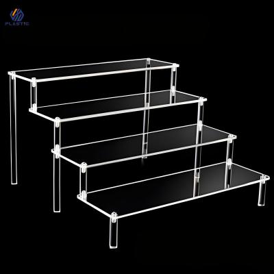 China OEM ODM Acrylic Riser Display Stand Solution Clear Display Shelves For Your Business for sale
