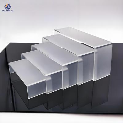 China OEM ODM Acrylic Riser Display Stand Solution Clear Display Shelves For Your Business for sale