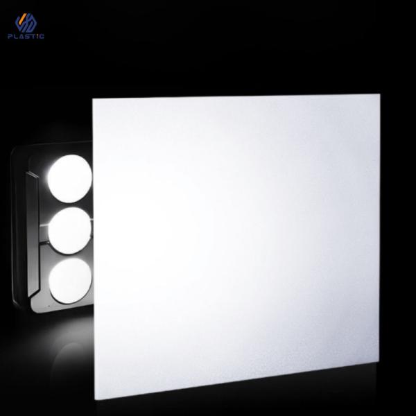Quality White Acrylic Sheet High Scratch Resistance in Transparent or Opaque with High for sale
