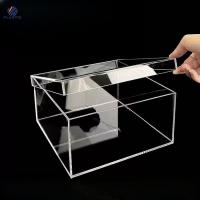 Quality Sleek And Modern Design Clear Acrylic Storage Box for Organization for sale