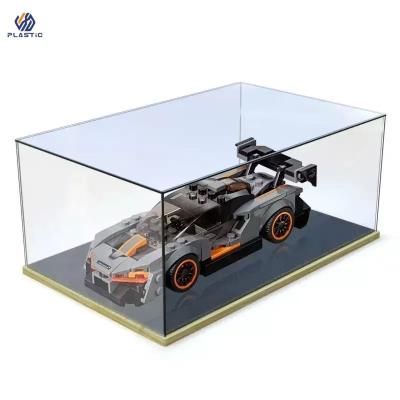 China Caja de almacenamiento de acrílico transparente de diseño elegante y moderno para organización en venta