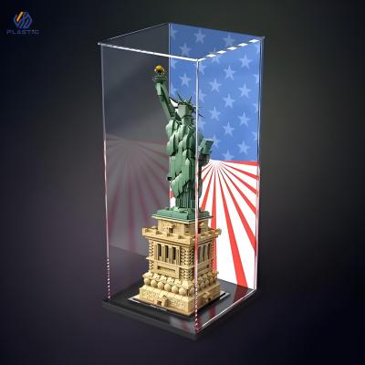 Cina OEM Logo Transparente Acrilico Toy Display Case Per Dimostrazione del Prodotto in vendita