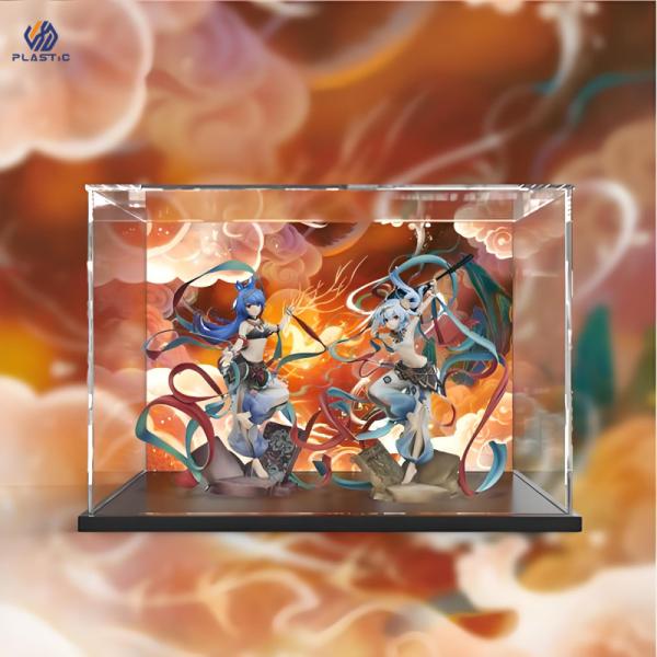 Quality Custom Size Acrylic Display Box Super Mall Acrylic Model Display Case Modern for sale