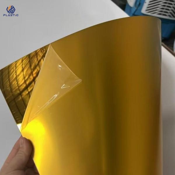 Quality High Scratch Resistant Mirror Acrylic Sheet Silver Gold Wall And Home Decorative for sale