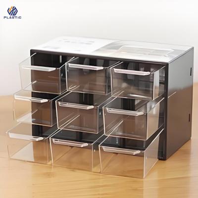 China Effortlessly Scratch Resistant Acrylic Storage Box Clear Stacking For Store And Display for sale
