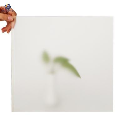 China Op maat gesneden Acrylplaat met bevroren glas Warmtebestand Opaac Perspexplaat 4 X8 Te koop