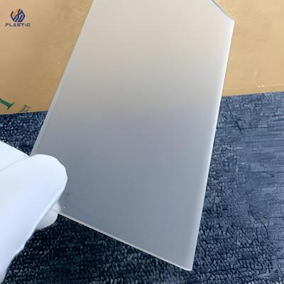 China Op maat gesneden Acrylplaat met bevroren glas Warmtebestand Opaac Perspexplaat 4 X8 Te koop