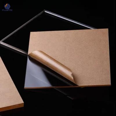China Indoor en outdoor helder acryl plexiglas plaat 1220x2440mm 1250x2450mm Te koop