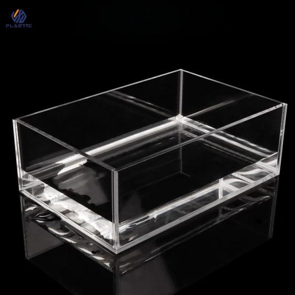 Quality Maximize Space Transparent Acrylic Display Tray 3mm Thickness Easy To Clean for sale