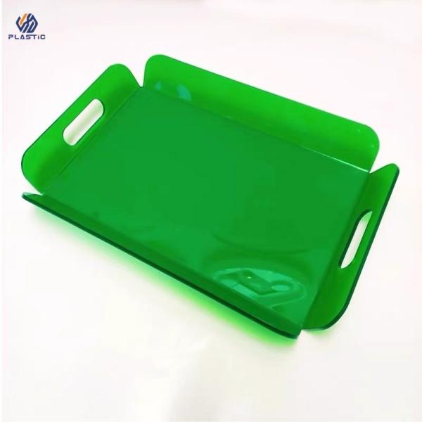 Quality PMMA Material acrylic tray organizer Scratch Resistant Acrylic Serving Tray OEM for sale