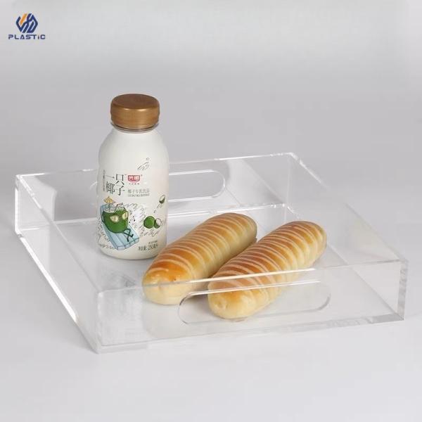 Quality PMMA Material acrylic tray organizer Scratch Resistant Acrylic Serving Tray OEM for sale