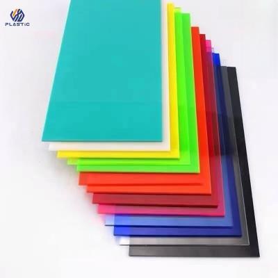 China Tamanho personalizado Cor Acrílico Folha Processos de fundição de papel colorido Painéis de acrílico resistentes a arranhões à venda