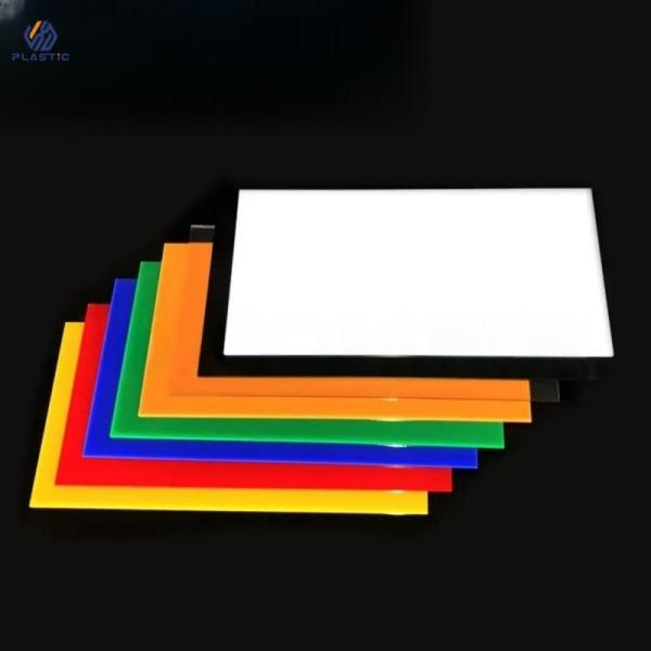 Quality Cast Process Coloured Acrylic Sheet Cut To Size Chemical Resistance 100% PMMA for sale