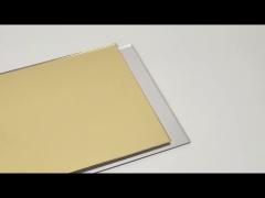gold mirror acrylic sheet 4ft x 8ft size perspex mirror panels oem
