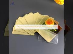 1.2g/cm3 Customizable Gold Acrylic Mirror Sheet For Wall Decorative