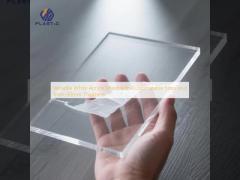 Versatile White Acrylic Sheet with Customizable Sizes and 1mm-50mm Thickness