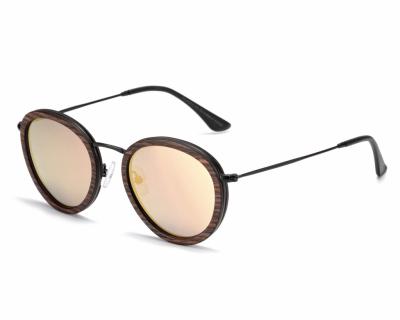 中国 分極された人の女性デザイナー型の木製のサングラス48-24-145 販売のため