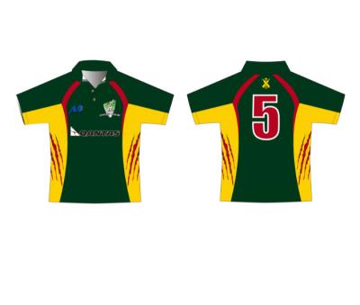 Cina XS-3XL ha sublimato il cricket che Teamwear uniforma il Jersey per i club in vendita