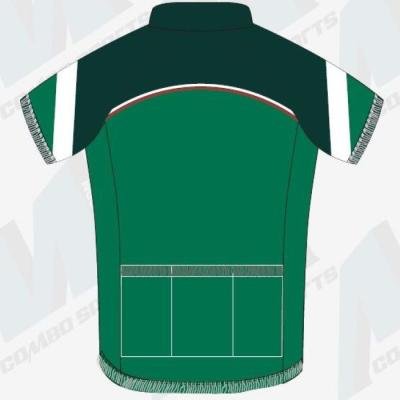 Cina 3/4 di statura su ordinazione dei Jersey 64-71cm del mountain bike di Front Zip 140gsm in vendita