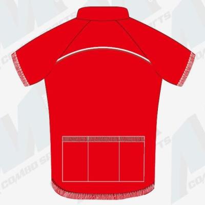 Cina Jersey di riciclaggio della breve manica 140gsm, sublimazione Team Cycling Jerseys in vendita