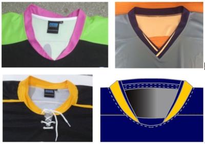 China OEM ODM 2 Lagen van Halsteam ice hockey jersey custom het Ontwerp Te koop